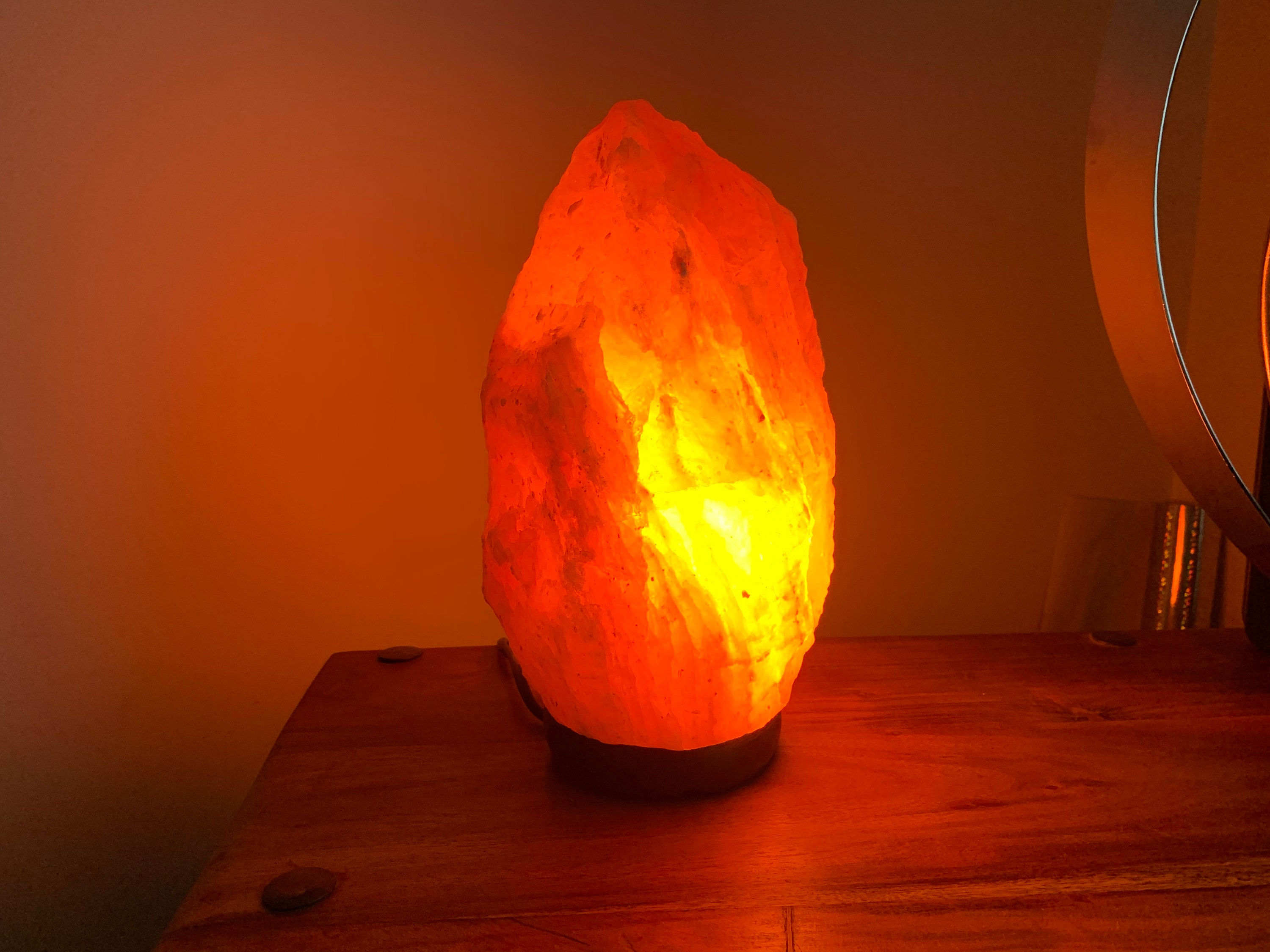 Himalayan Salt Lamp Pink Salt Rock Crystal 2-4 Kg Natural | Etsy