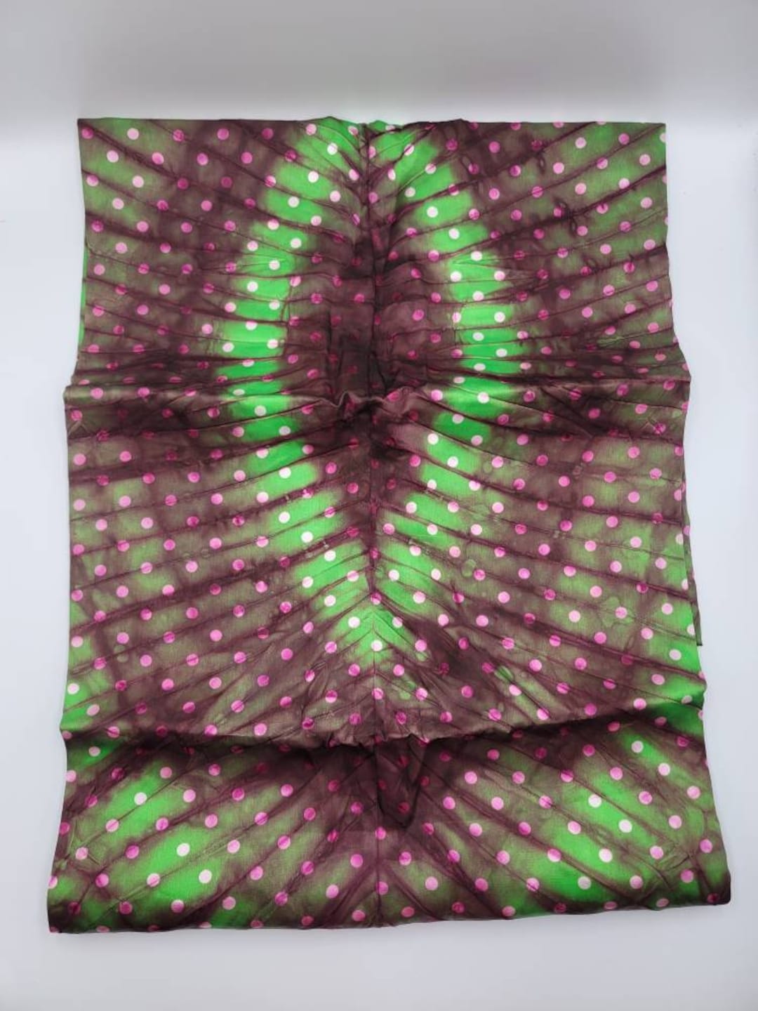 Silk Adire Fabric 3 Yards. Adire Tie Dye Kampala Design Fabric for ...