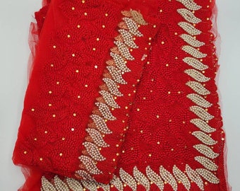 Red George Fabric - Etsy