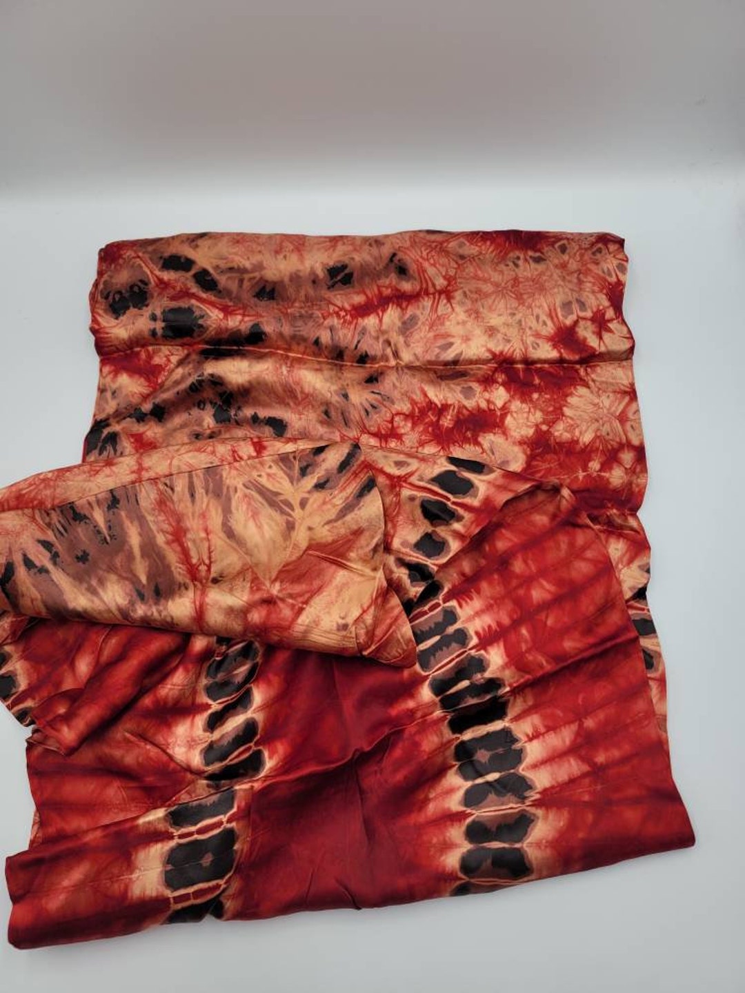 Silk Adire Fabric 3 Yards. Adire Tie Dye Kampala Design Fabric for ...