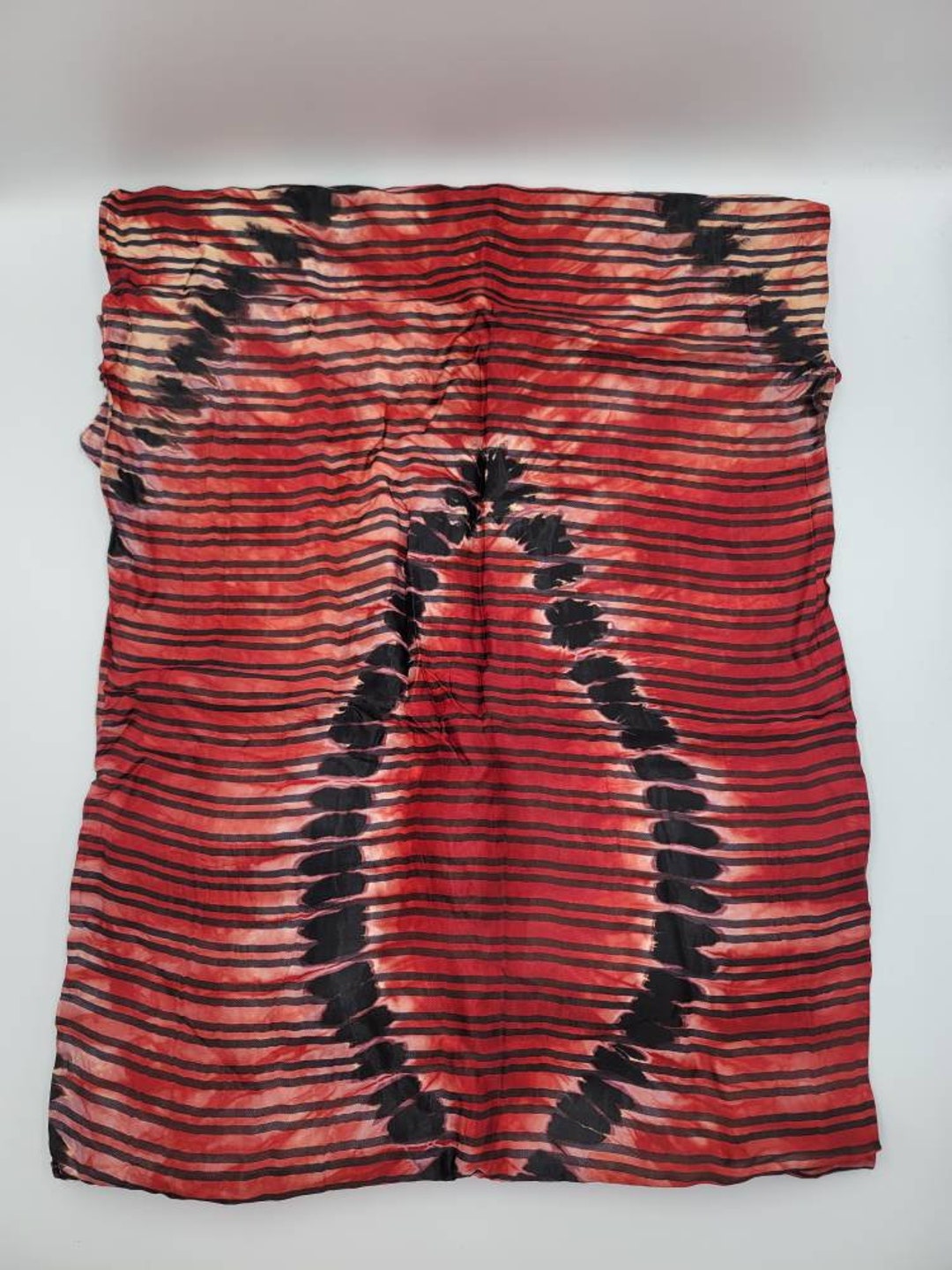Silk Adire Fabric 3 Yards. Adire Tie Dye Kampala Design Fabric for ...