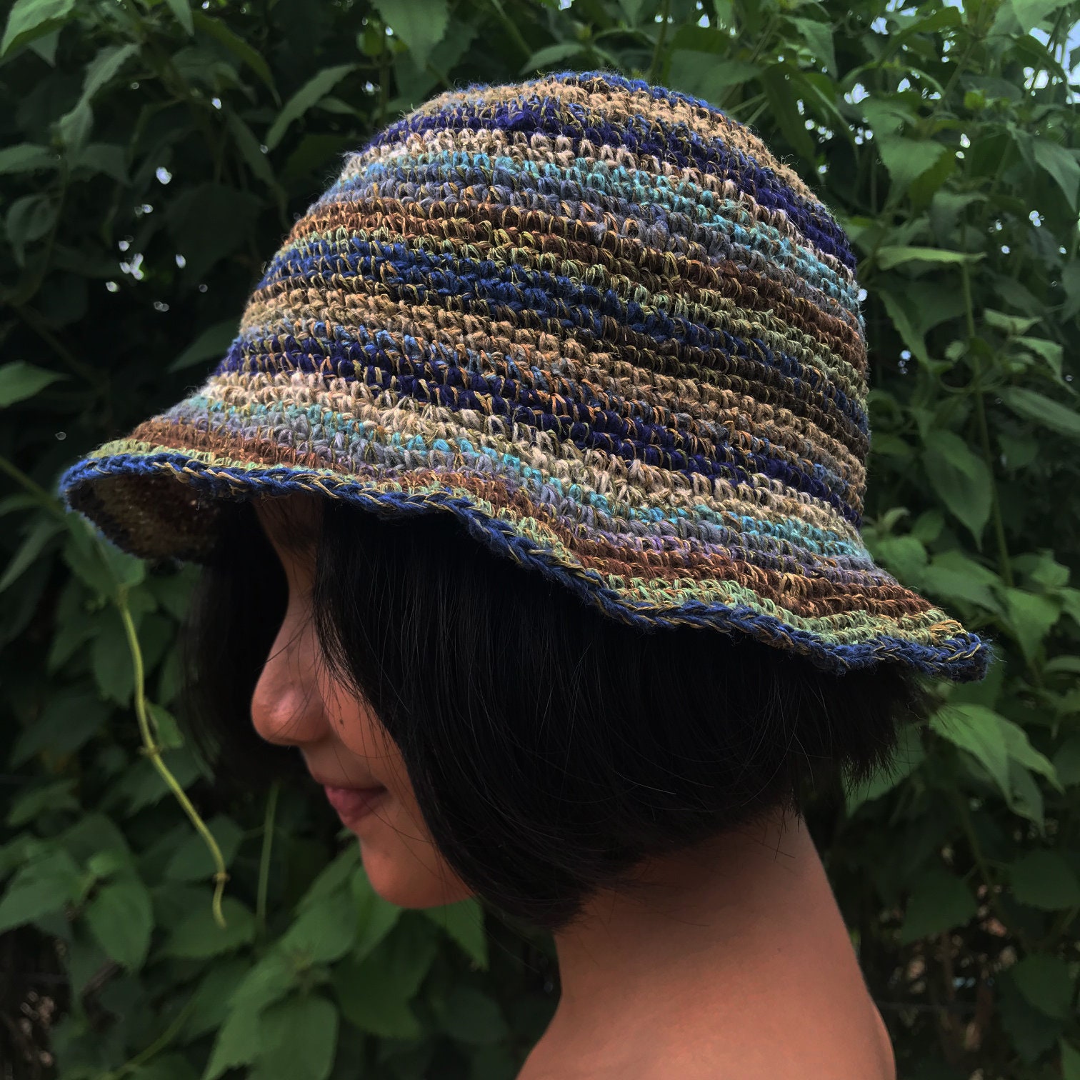 Hemp Hat, Organic Hemp Hat, Crochet Hemp Hat, Handmade Crochet Hat ...