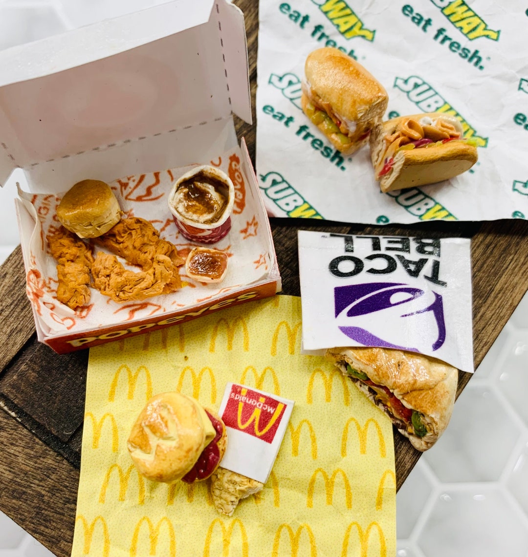 Miniature Fast Food - Etsy