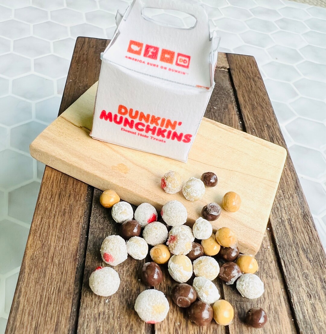 Miniature Munchkin Donuts in Box - Etsy