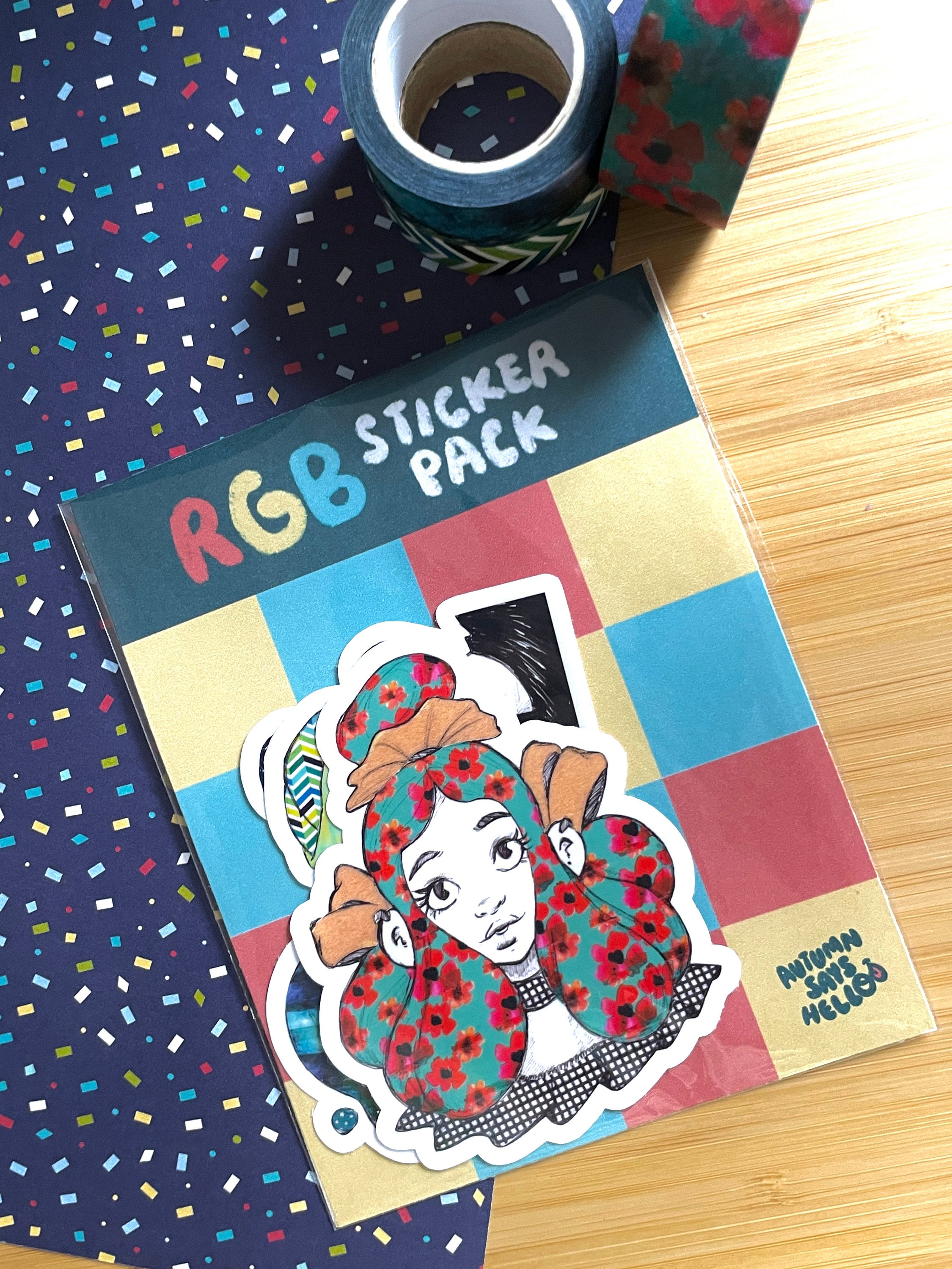 RGB | Gloss Die-cut Sticker Pack - Etsy