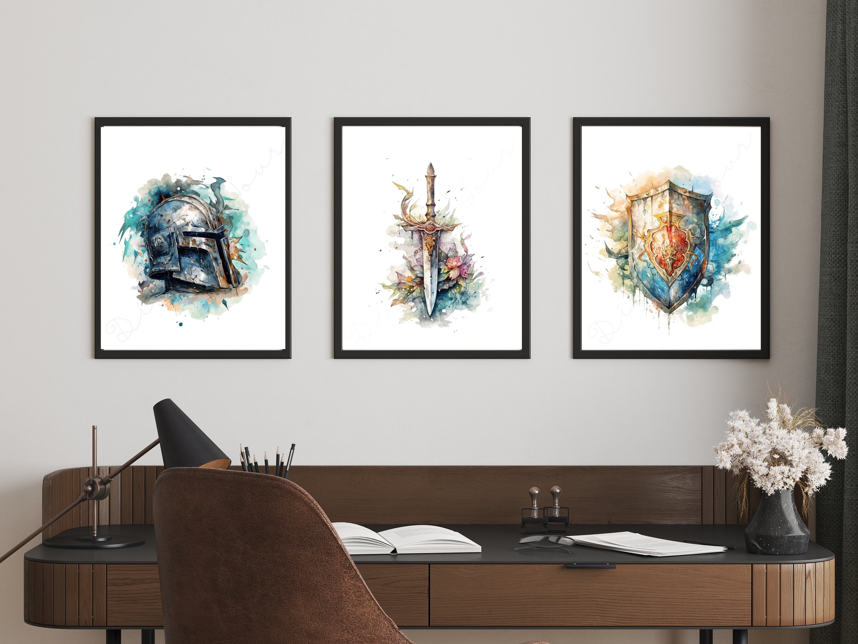 Armor Printable, Helmet Printable, Medieval Printable, Sword Printable ...