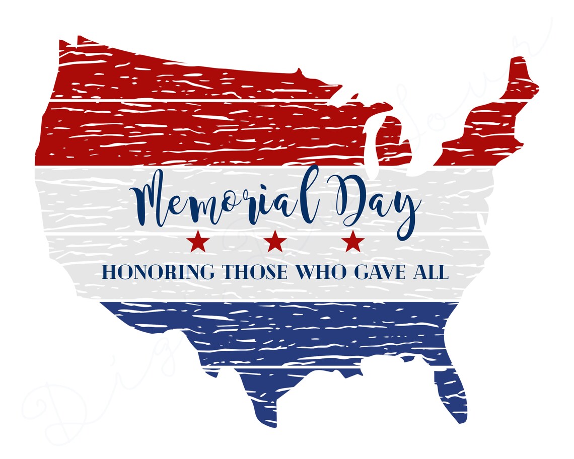 Memorial Day Sign Memorial Day Printable Military Printable - Etsy