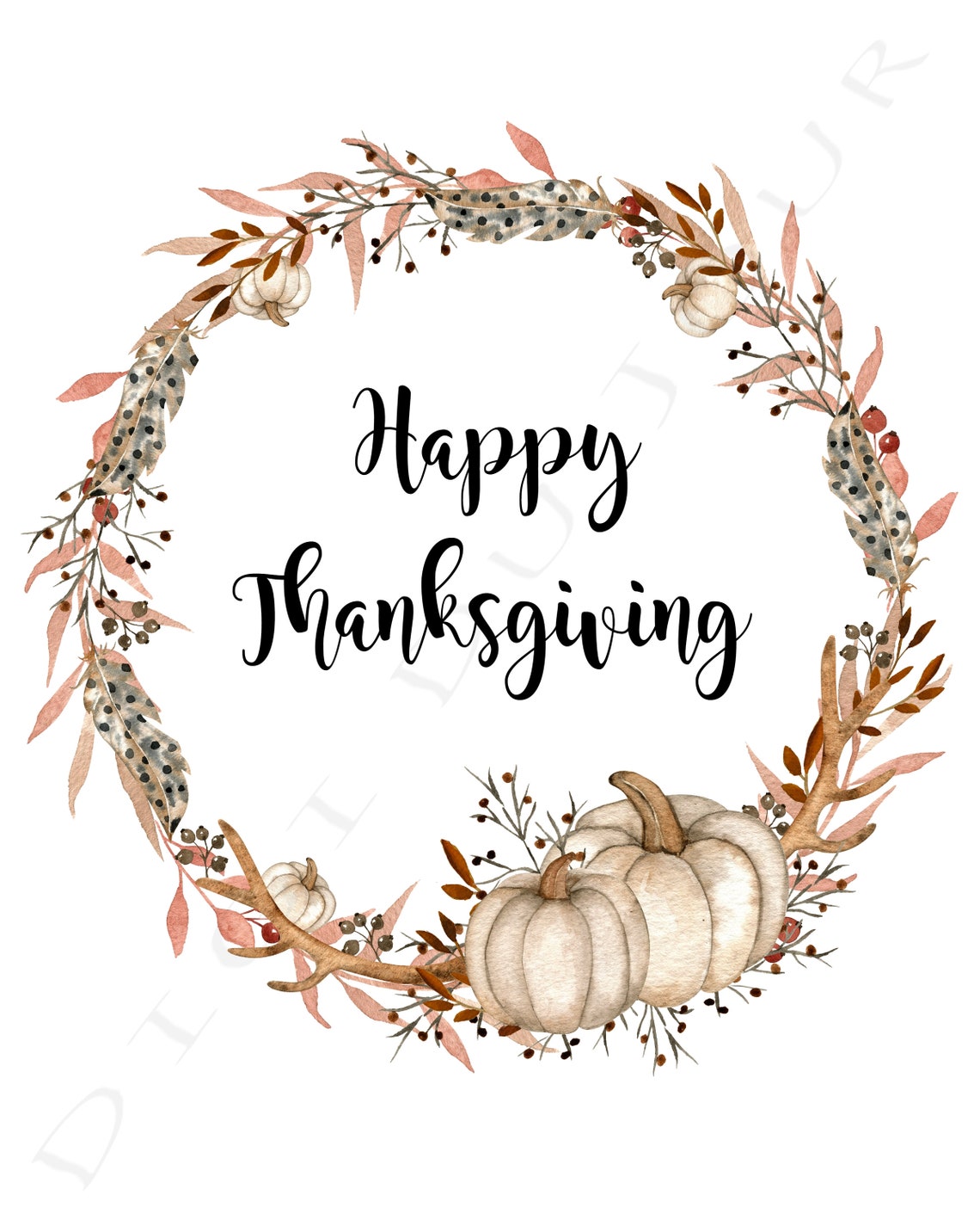 Fall Printable Thanksgiving Printable Instant Printable - Etsy