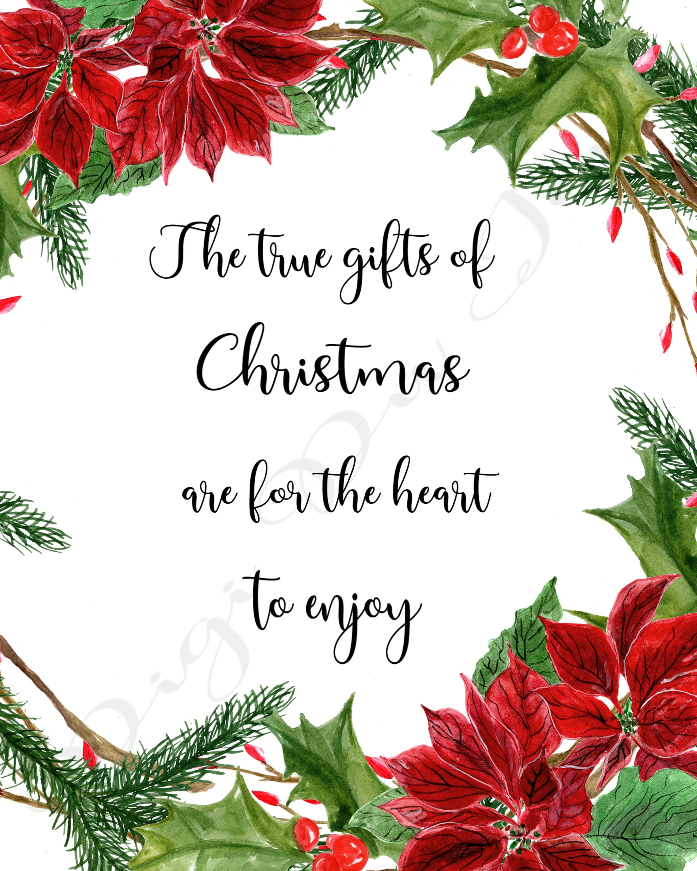 Christmas Printable Instant Printable Digital Download Home - Etsy