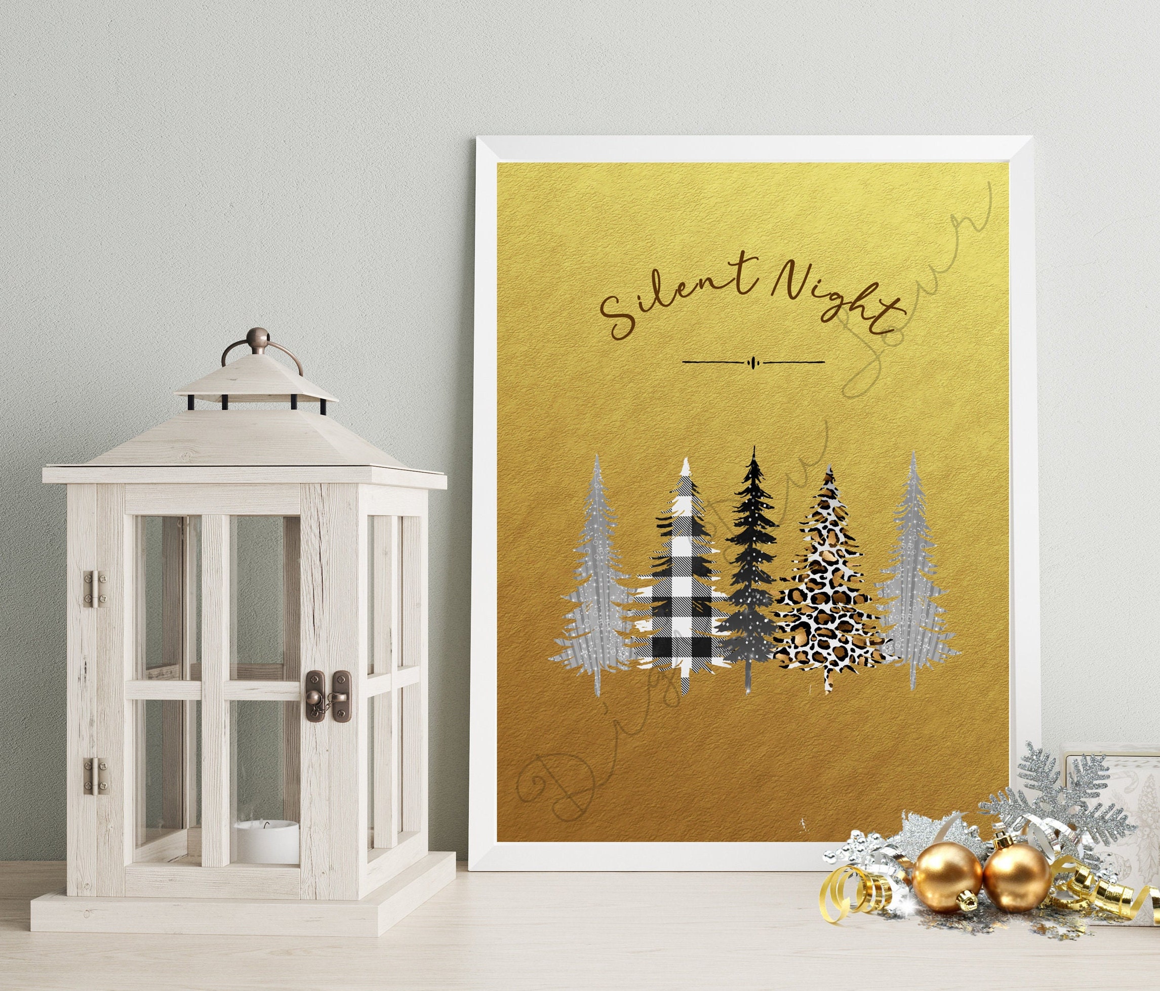 Christmas Printable Printable Gift Christmas Silent Night - Etsy