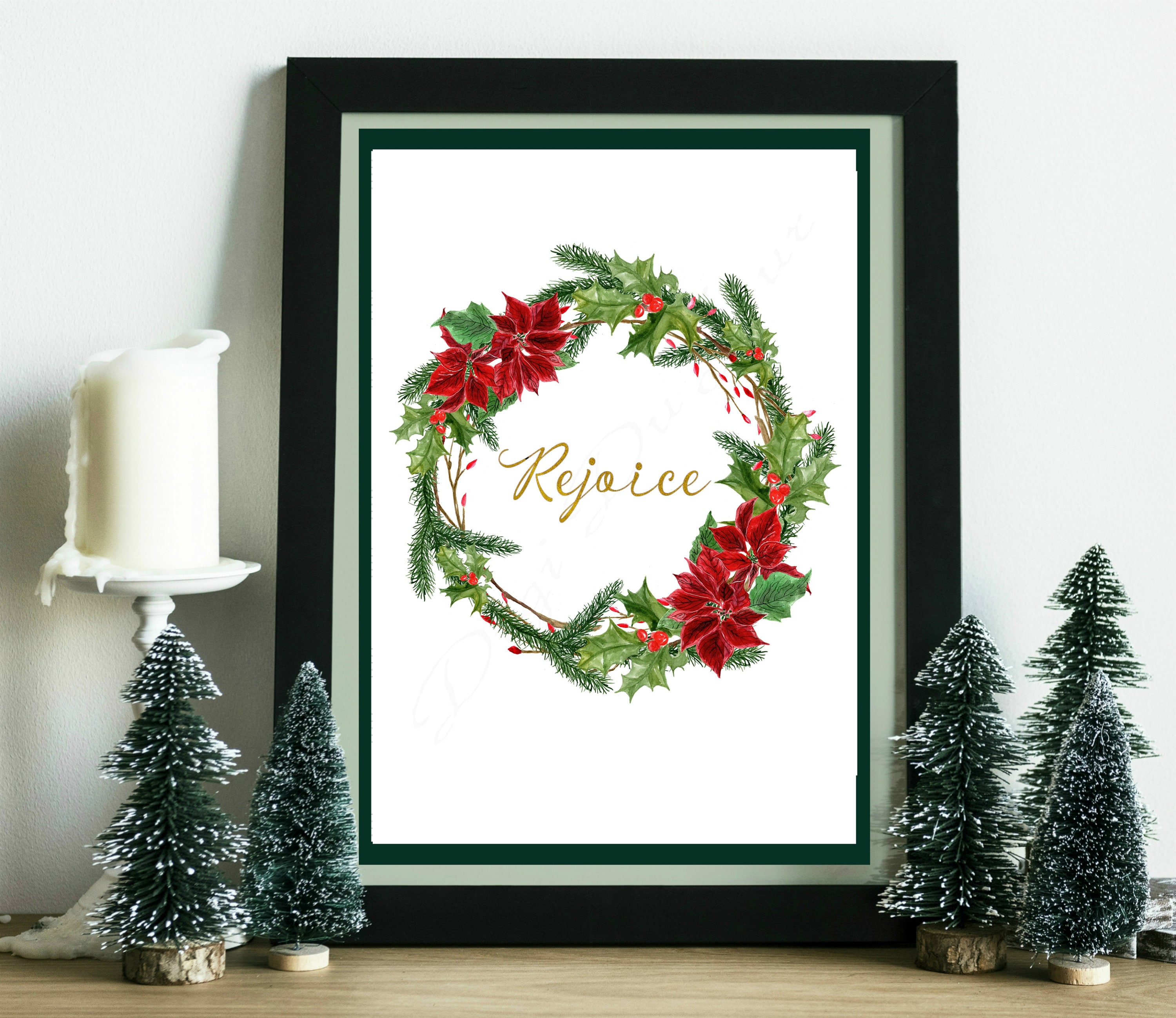 Christmas Printable, Instant Printable, Digital Download, Home Wall ...
