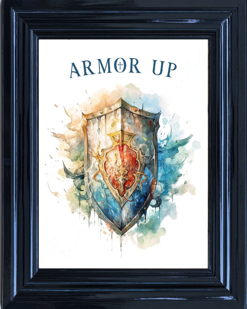 Armor of God Printable, Armor Printable, Shield of Faith, Scripture ...