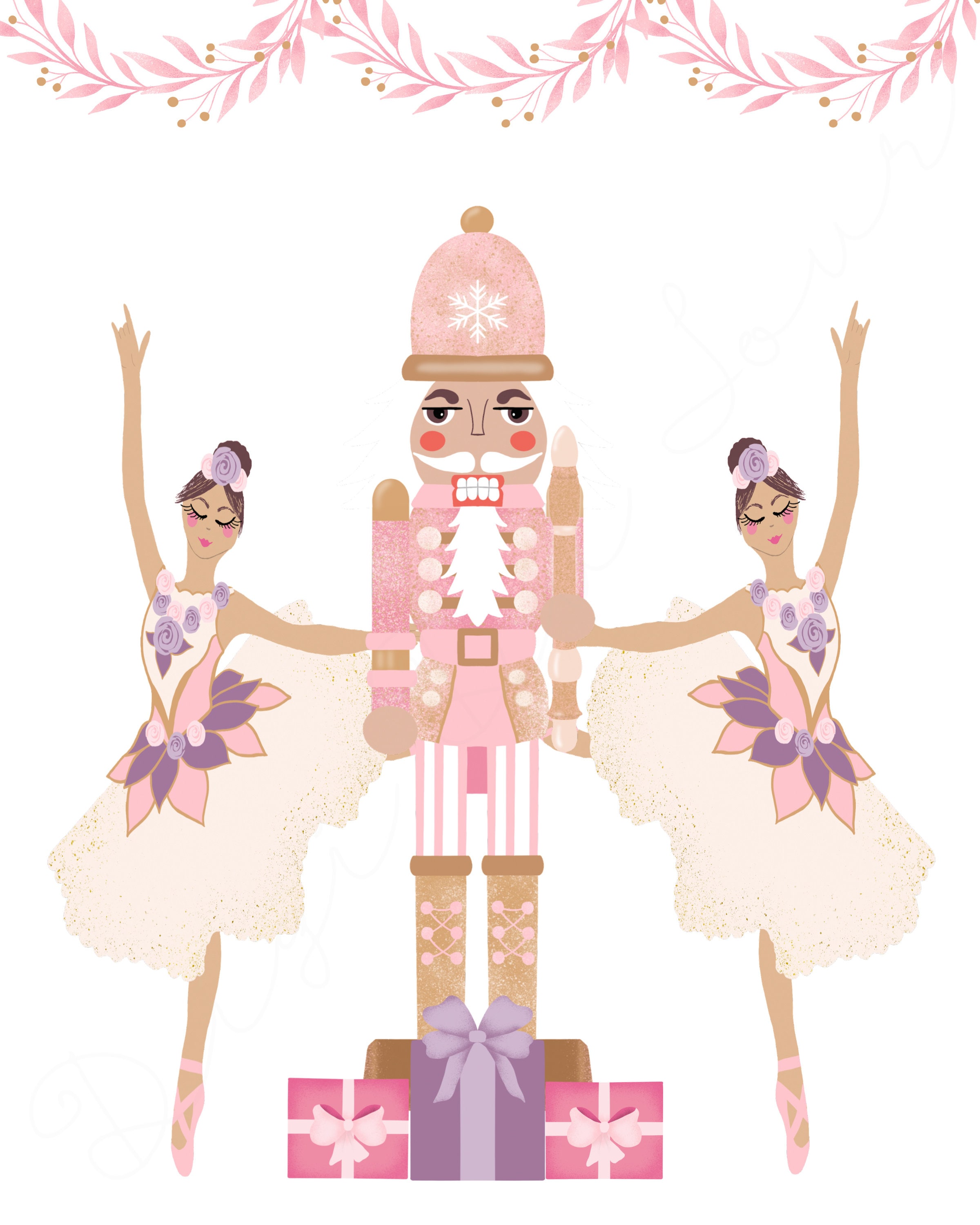 Christmas Printable, Instant Printable, Sugar Plum Fairy, Nutcracker ...