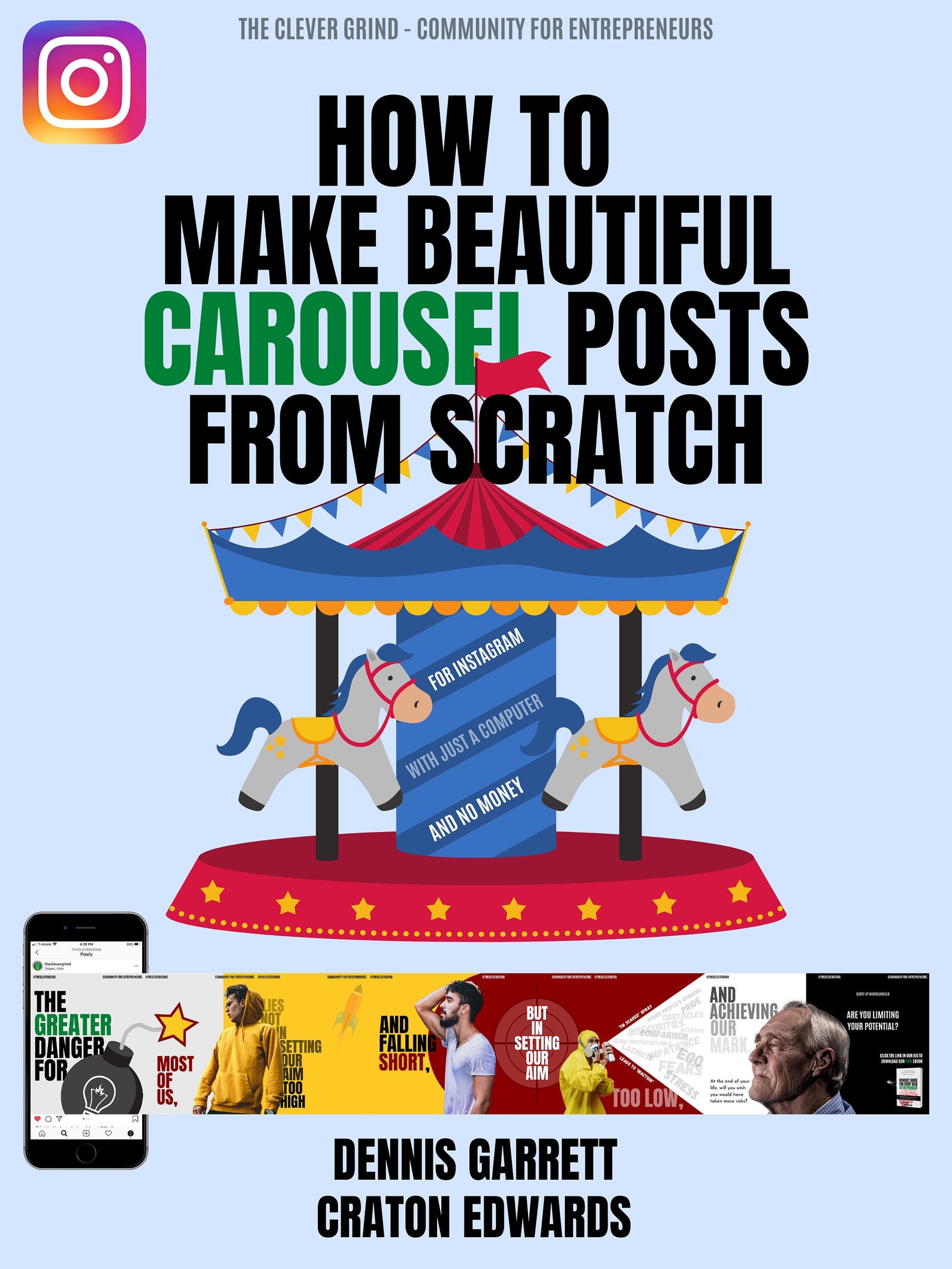 How to Make Beautiful Carousel Posts From Scratch (100-page Ebook) - Etsy