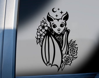 Bat Vinyl Decal - Etsy