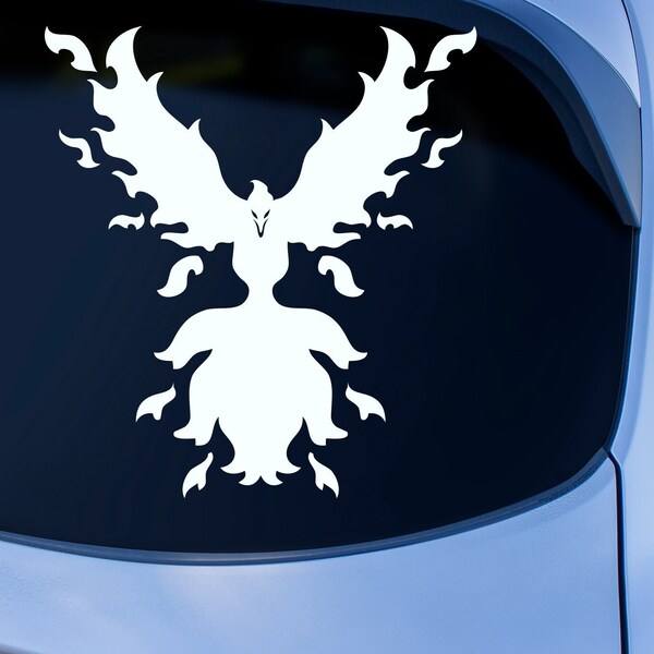 Phoenix Rising Car Decal - Etsy