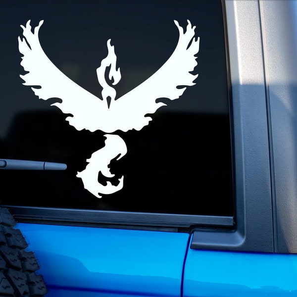 Phoenix Rising Car Decal - Etsy
