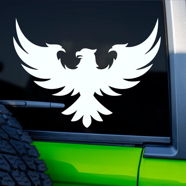 Phoenix Rising Car Decal - Etsy
