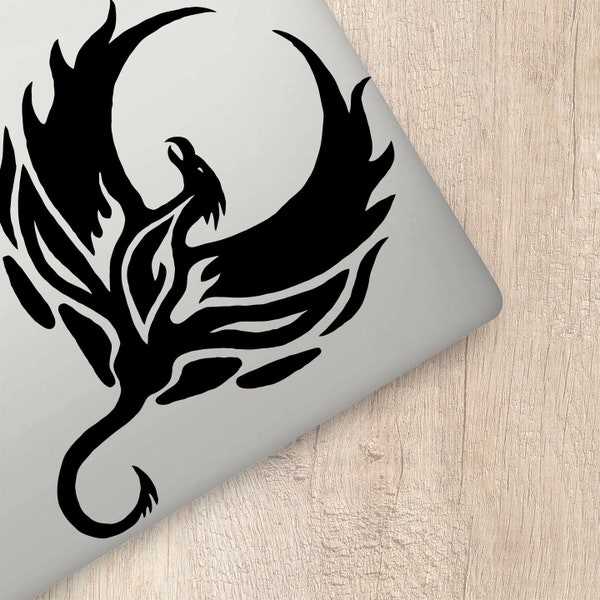 Phoenix Rising Car Decal - Etsy