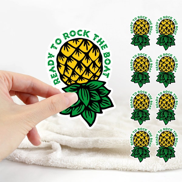 Pineapple Sticker - Etsy
