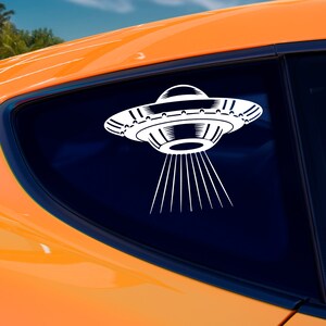 UFO Sticker Space Stickers for Cars Outer Space Extraterrestrial Alien ...