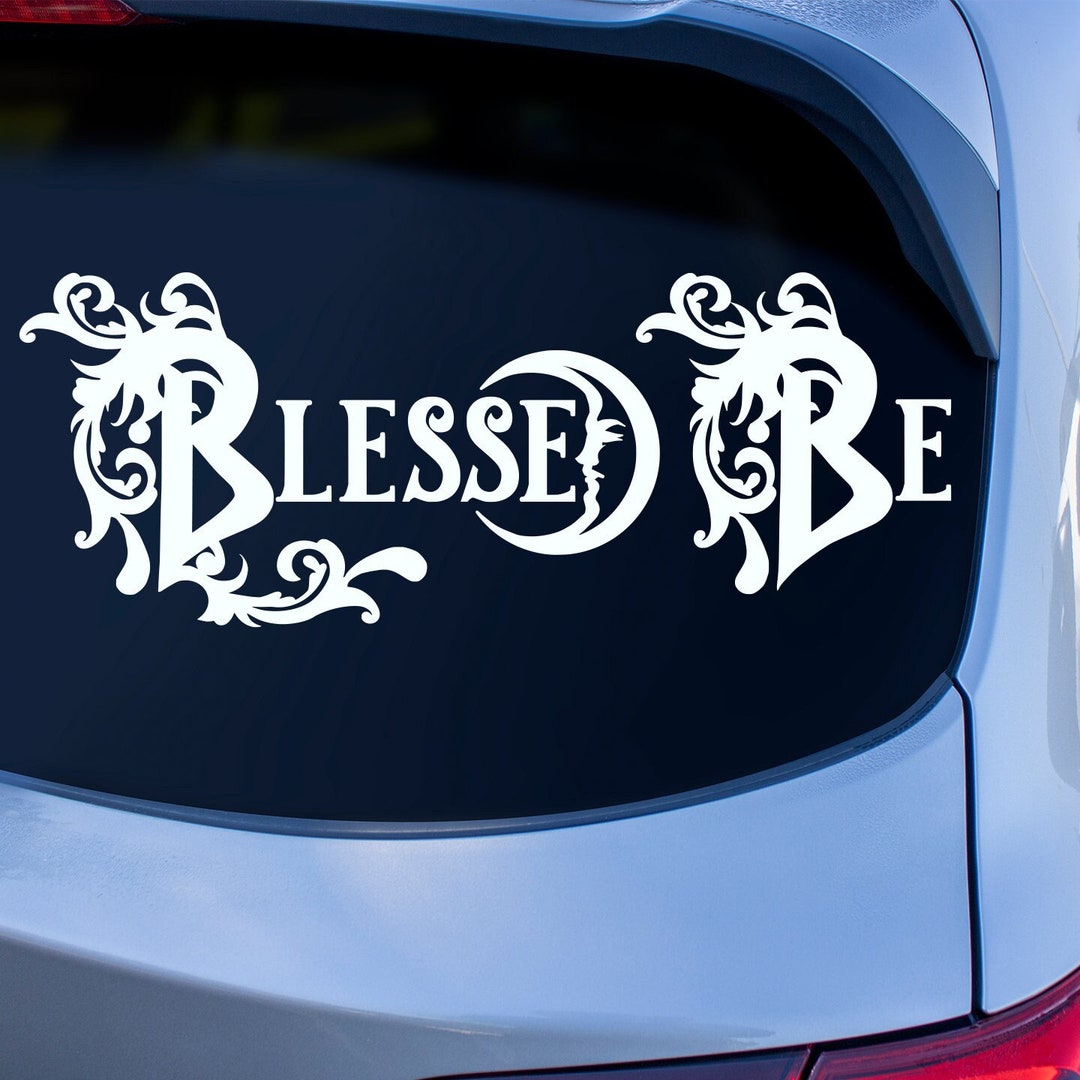 Blessed Be Sticker Pagan Stickers for Cars Positive Blessing Witchy ...