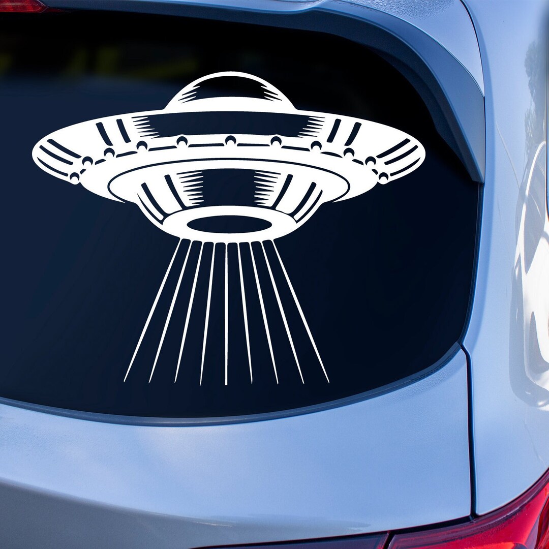 UFO Sticker Space Stickers for Cars Outer Space Extraterrestrial Alien ...