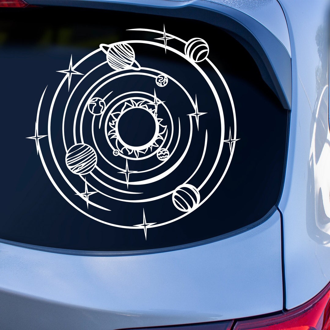 Solar System Sticker Space Stickers for Cars Astronomy Cosmology ...