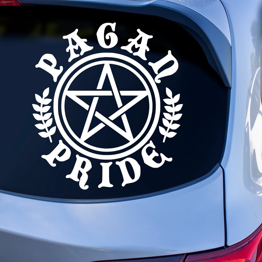 Pagan Pride Sticker Pagan Stickers for Cars Pentagram Pentacle Wicca ...