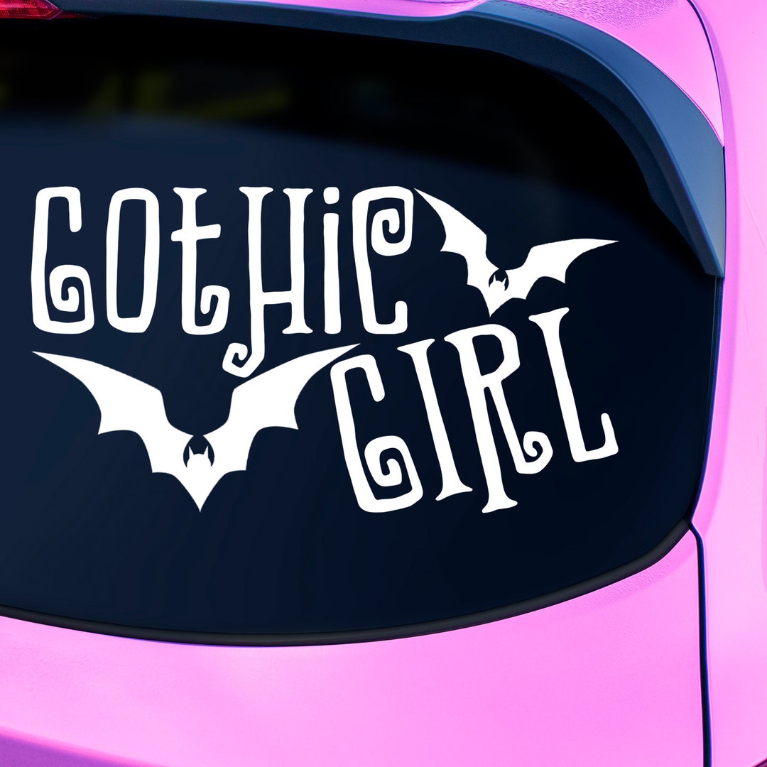 Gothic Girl Sticker Pagan Stickers for Cars Goth Emo Grunge Unique ...