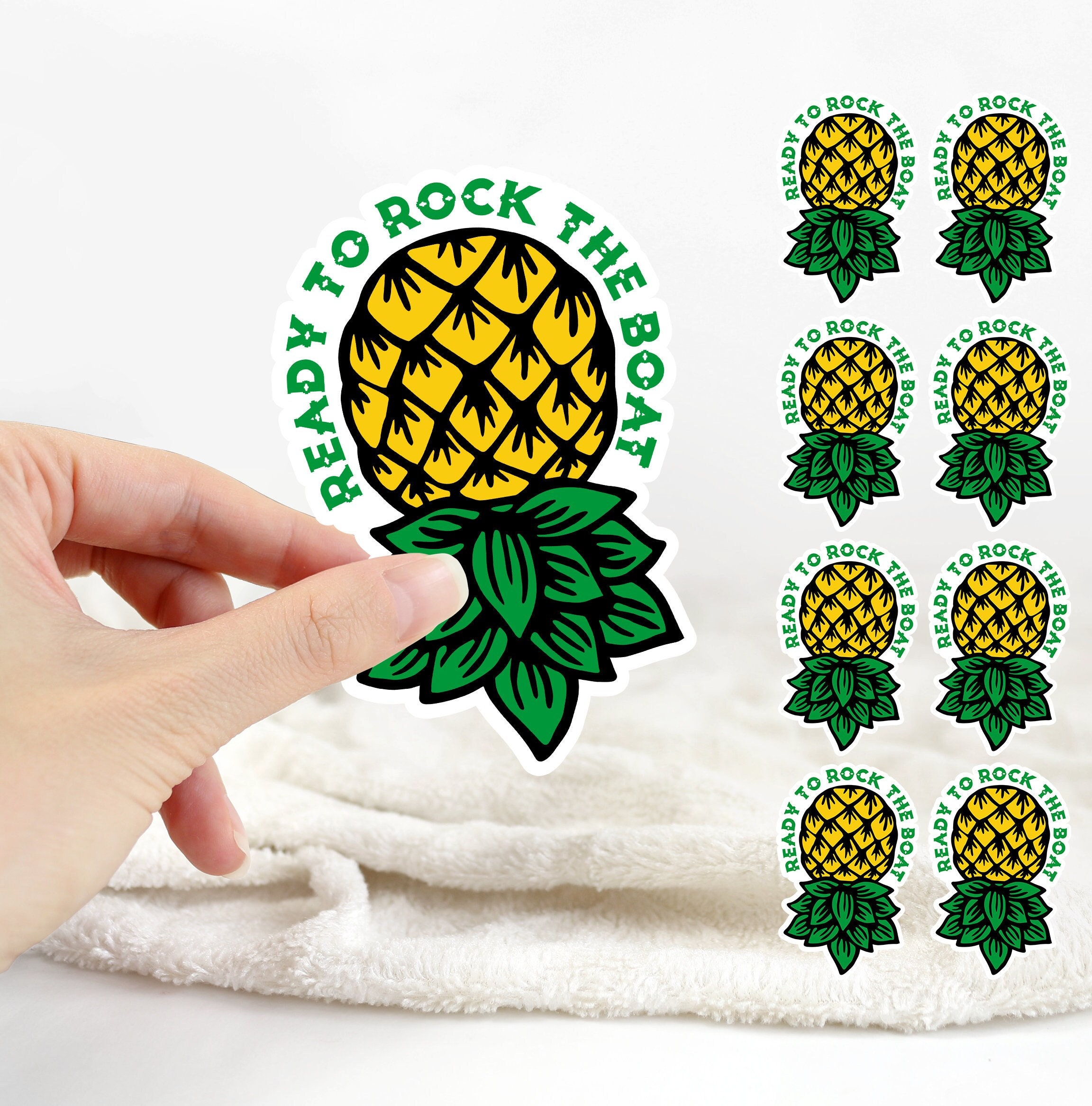 Pineapple Stickers Fruit Stickers for Laptops Tropical - Etsy