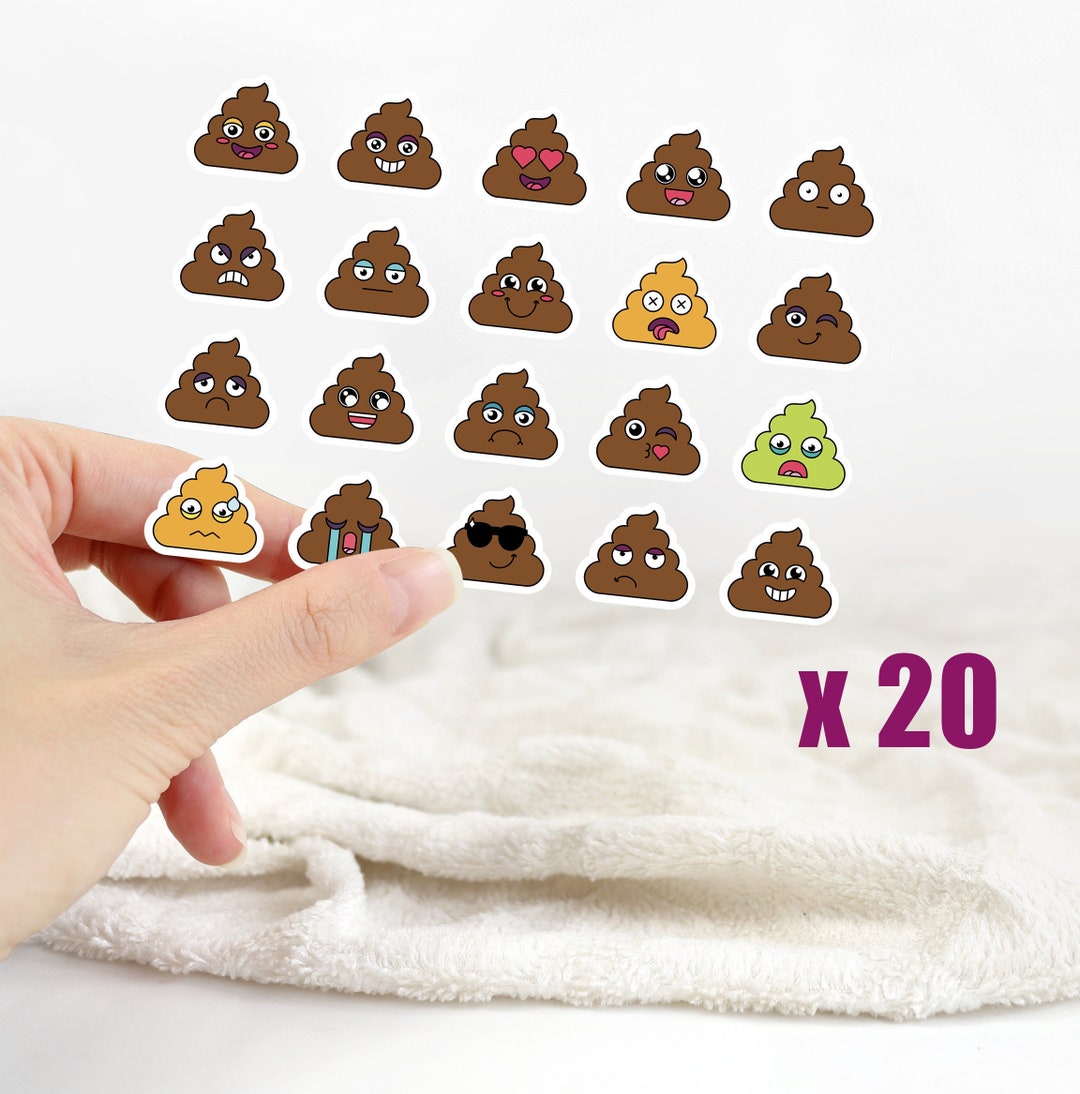 Poop Emoji Stickers Funny Stickers for Laptops Laughing Crying Emotion ...
