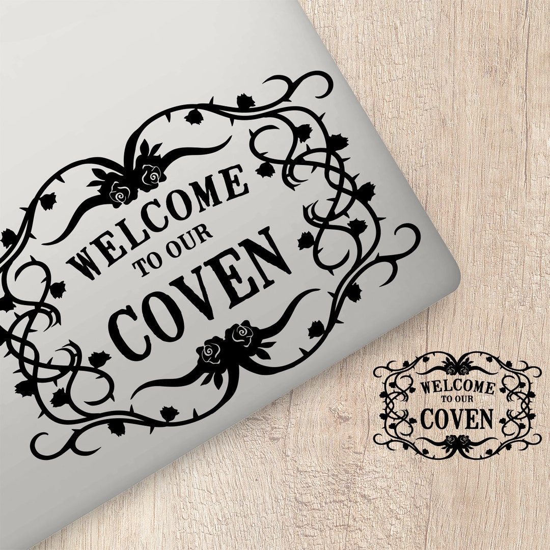 Welcome to Our Coven Sticker Pagan Stickers for Cars House of Witches ...