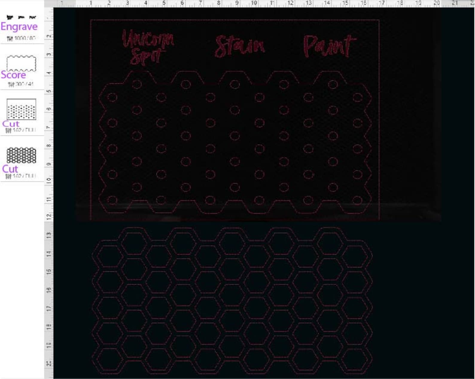 Paint Color Tabletop Display SVG - Digital File Only - Etsy