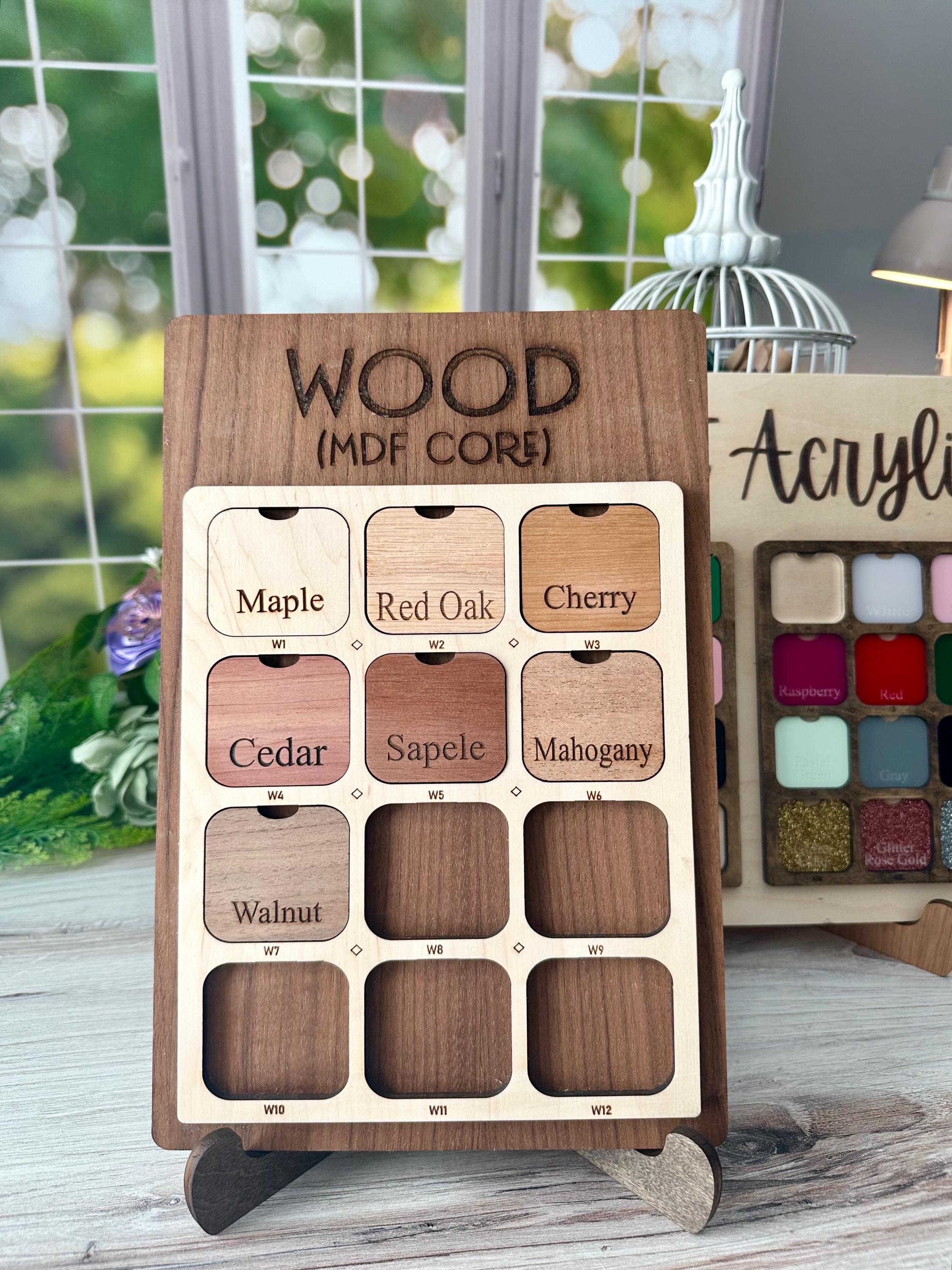 Color Options Display Boards *DIGITAL* - SVG File for Laser Cutters ...