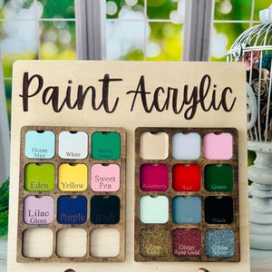 Color Options Display Boards *DIGITAL* - SVG File for Laser Cutters ...