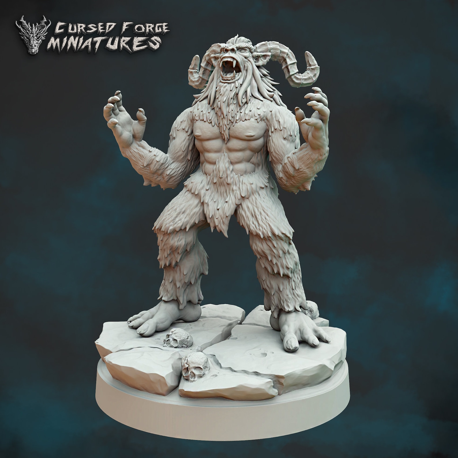Yeti by Cursed Forge Dungeons and Dragons DnD RPG Pathfinder | Etsy