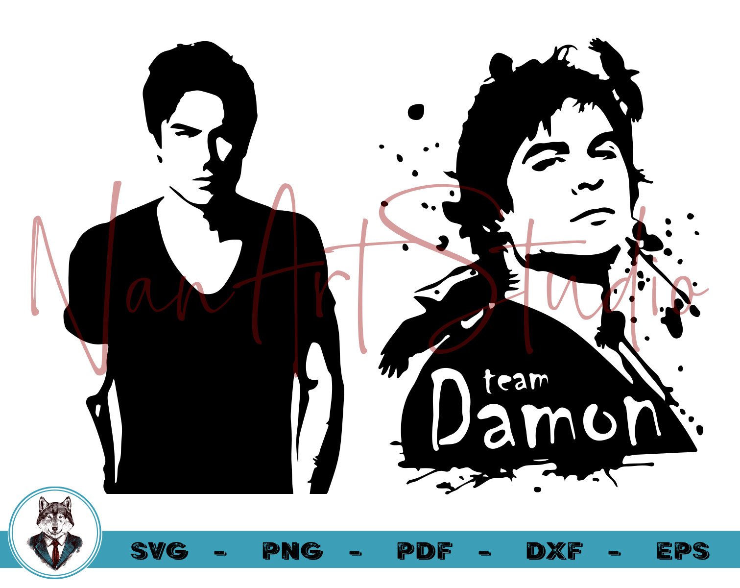 The Salvatore Brothers By Hunnysause Svg Vampire Diaries Svg | Etsy