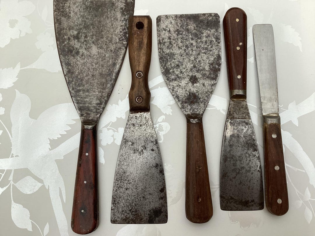 Vintage Painter's and Decorator's Scrapers, Stripping and Filling Hand ...