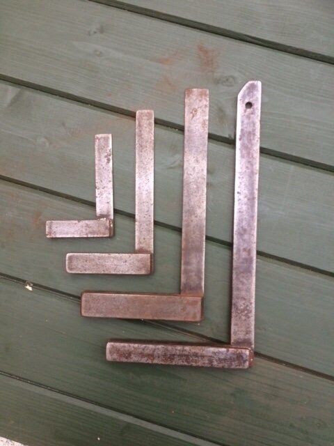 Vintage Engineer's Try Set Squares - Etsy