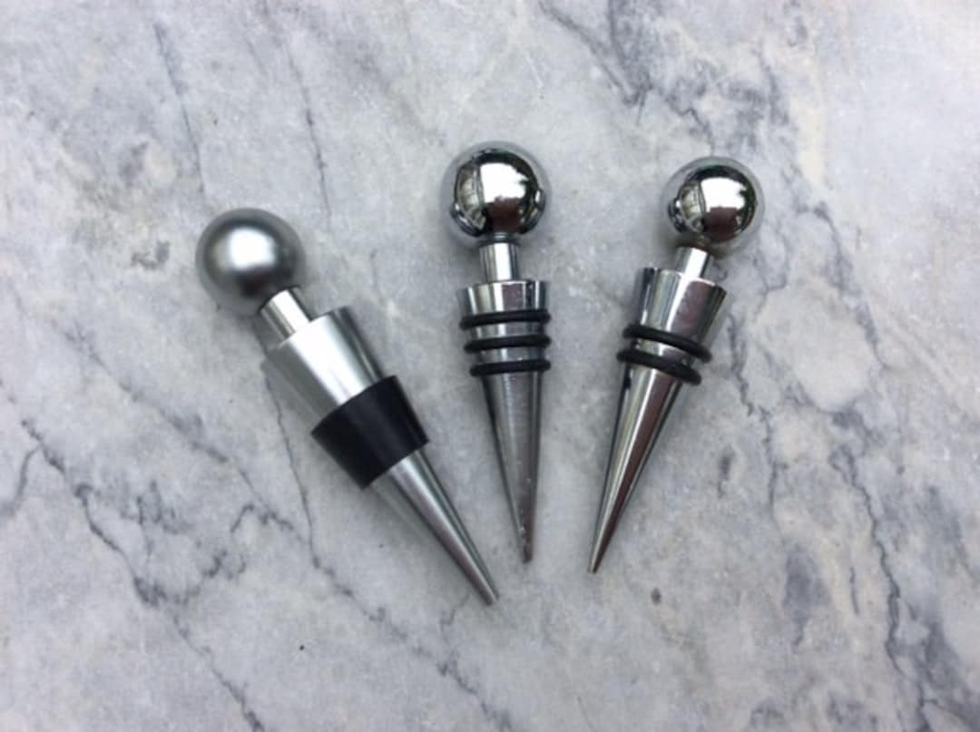 Selection of Three Vintage Wine Bottle Stoppers - Etsy