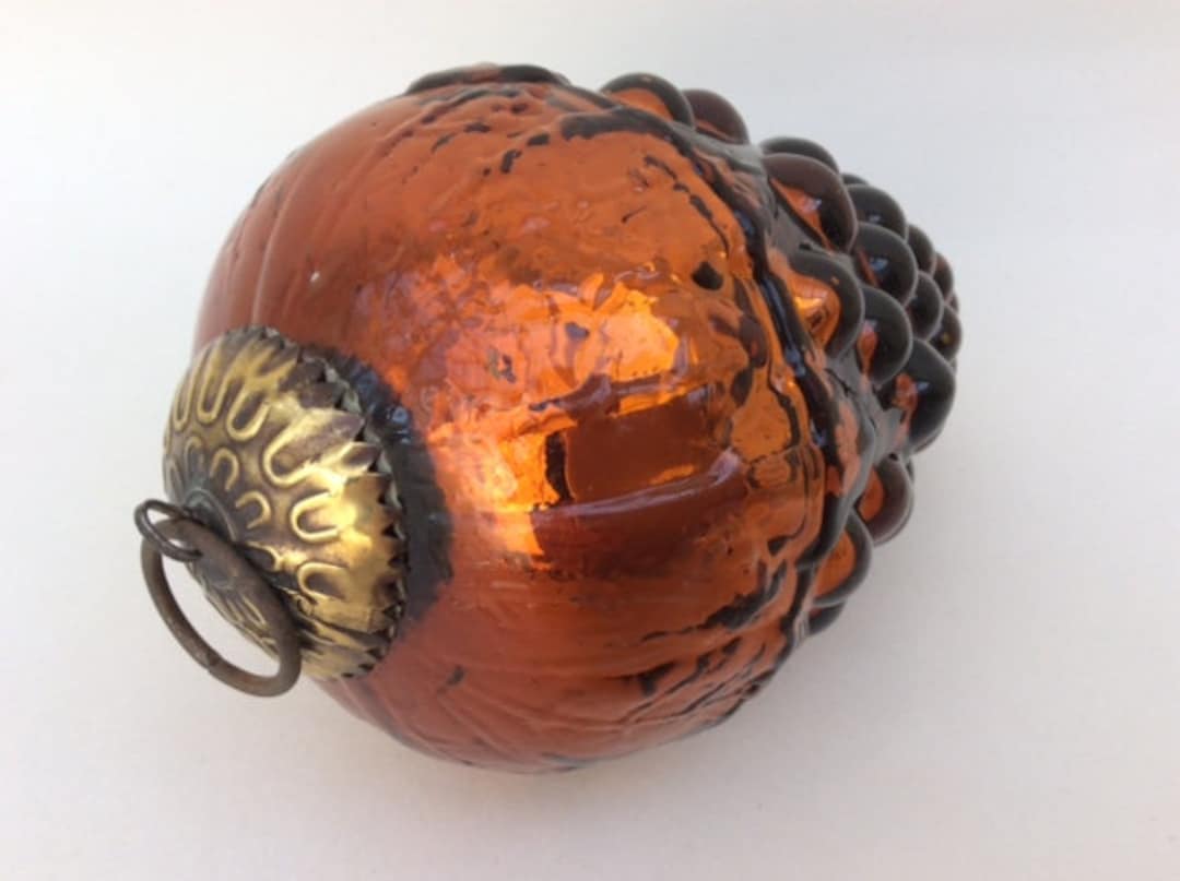 Original Kugel Antique German Amber Grape Cluster Christmas Tree Bauble ...