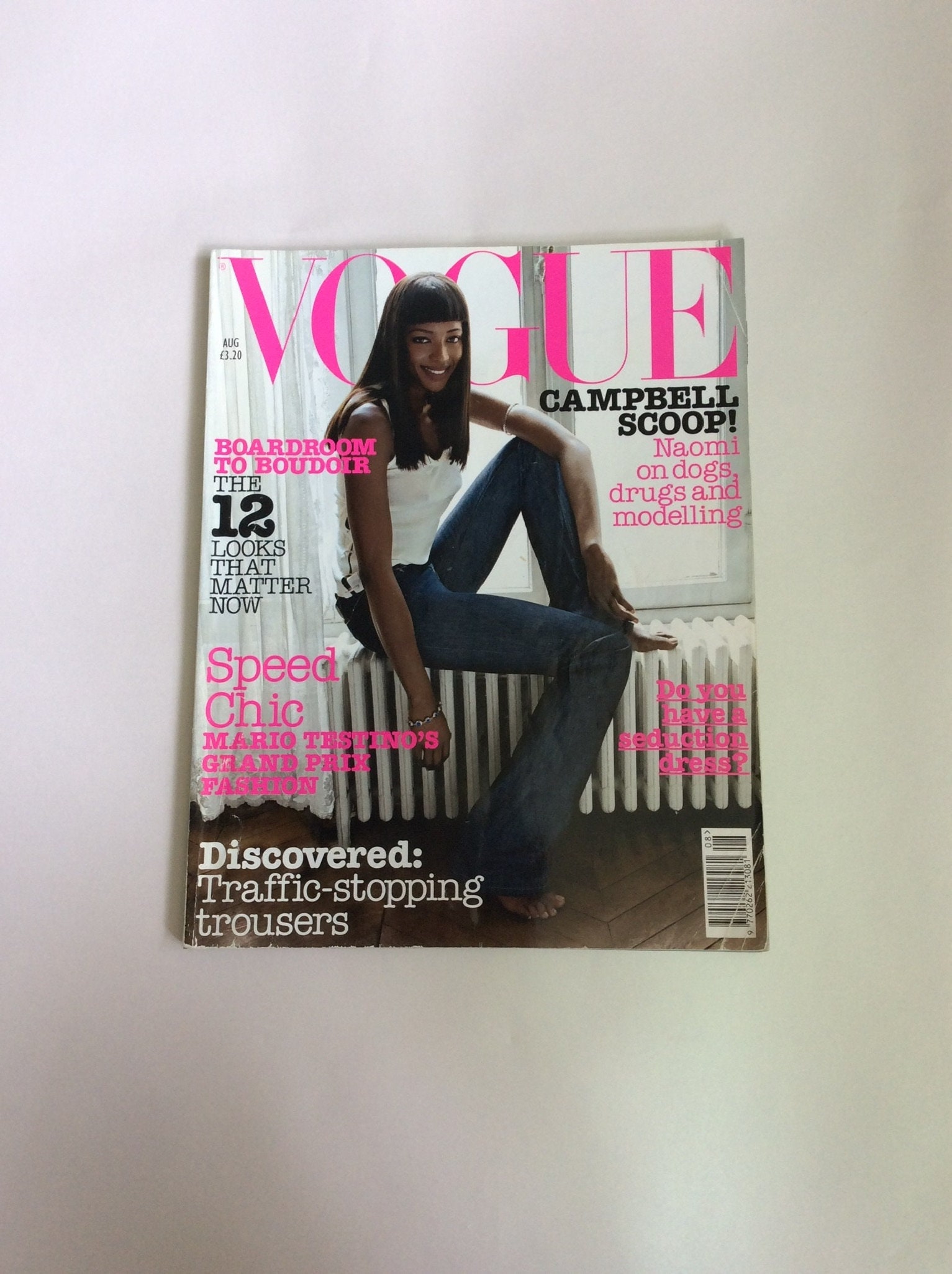 Vogue Magazine August 2002 - Naomi Campbell