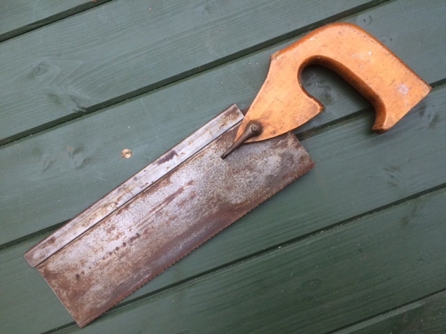 Vintage Back Saw With Three Interchangeable Blades - Etsy