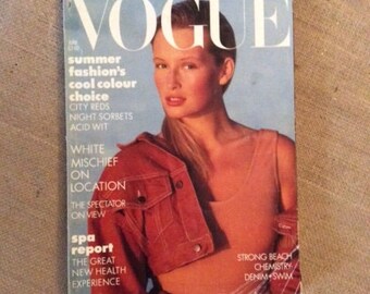 1987 Vogue Magazine - Etsy