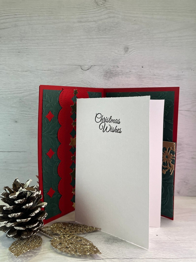 Handmade Luxury Christmas Card. Unique Design. 200-220 Gr. Cardstock ...