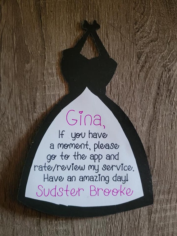 Sudshare Sudster Thank You Review Request Card Paper & Party Supplies ...
