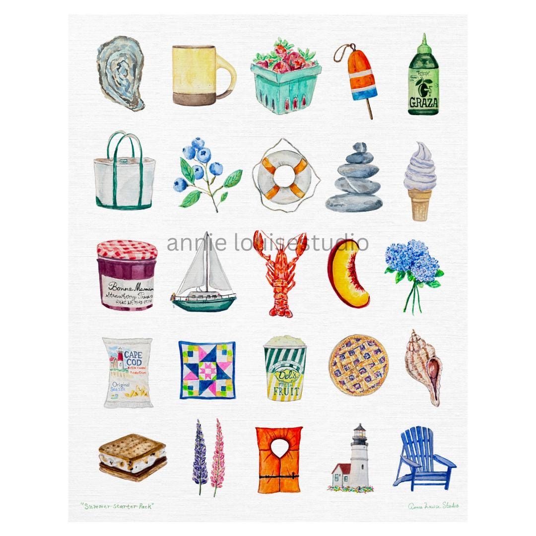 Summer Starter Pack Print - Etsy
