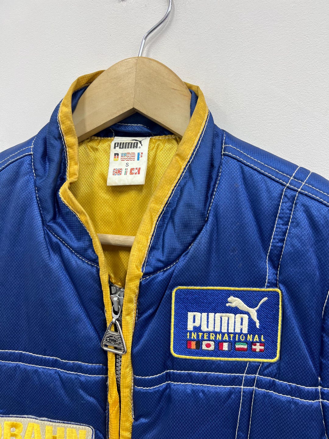 Vintage Puma International Autobahn Racing Jacket Gilet Size S - Etsy