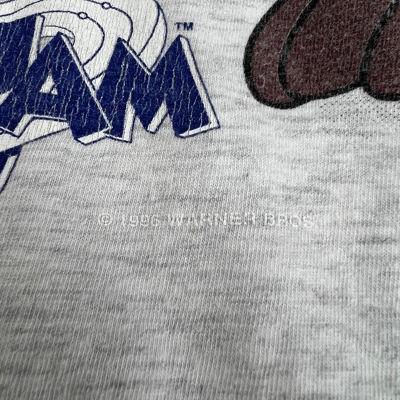Vintage 1996 Space Jam Taz Slam Dunk Tee T-shirt Size L/M - Etsy
